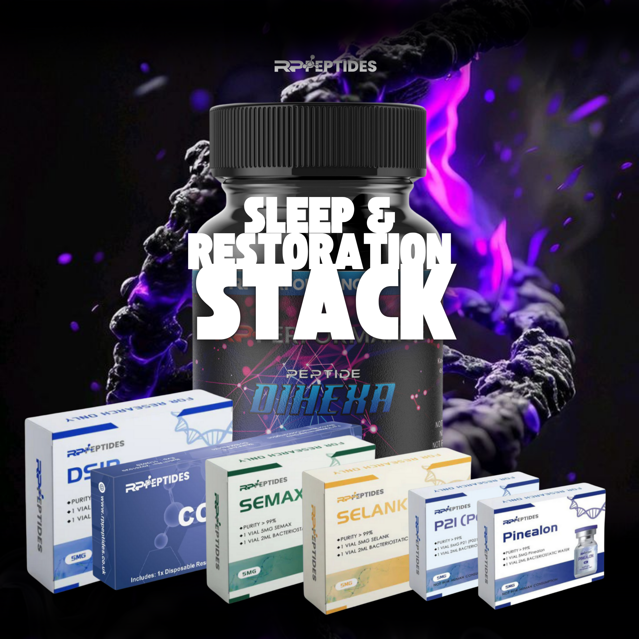 Sleep & Restoration System – Deep Recovery Stack – RP Peptides UK